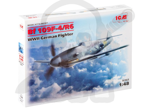 Battle-Models > Messerschmitt Bf 109F-4/R6 WWII German Fighter 1:48